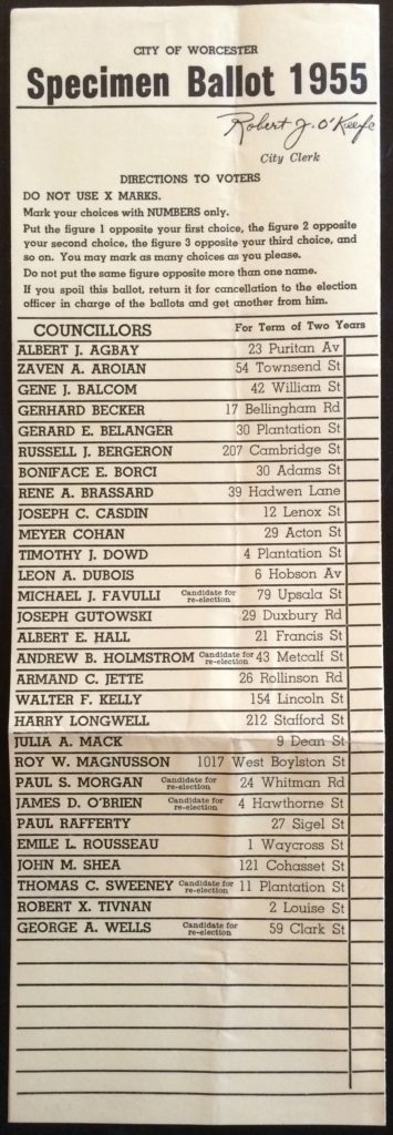 Example STV ballots – voteguy.com